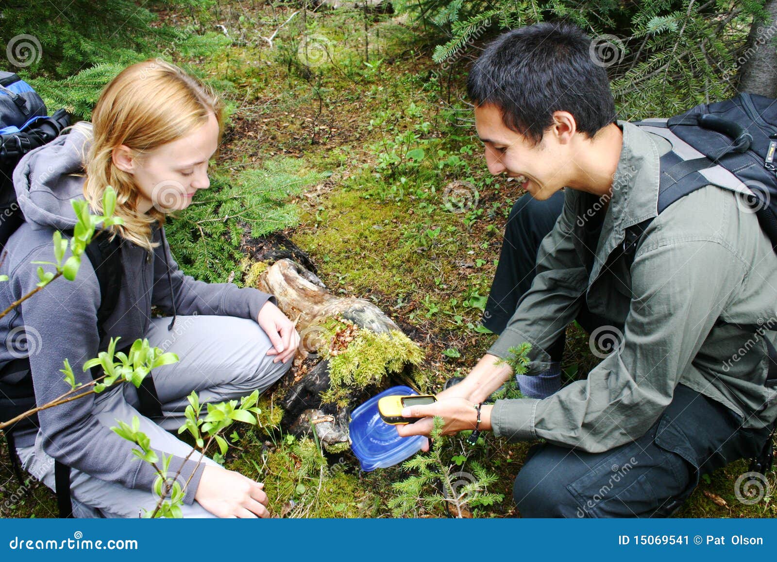 Geocaching stock image. Image of computer, topography - 15069541