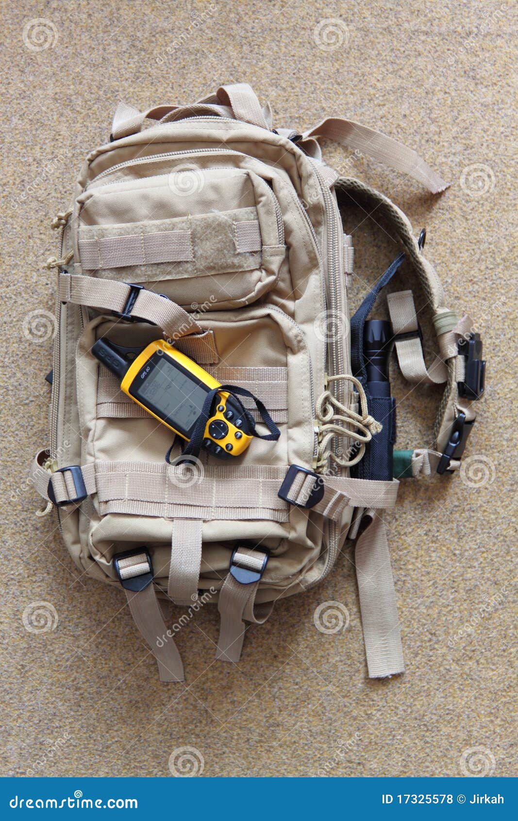 Geocaching gear stock photo. Image of backpack, travel - 17325578