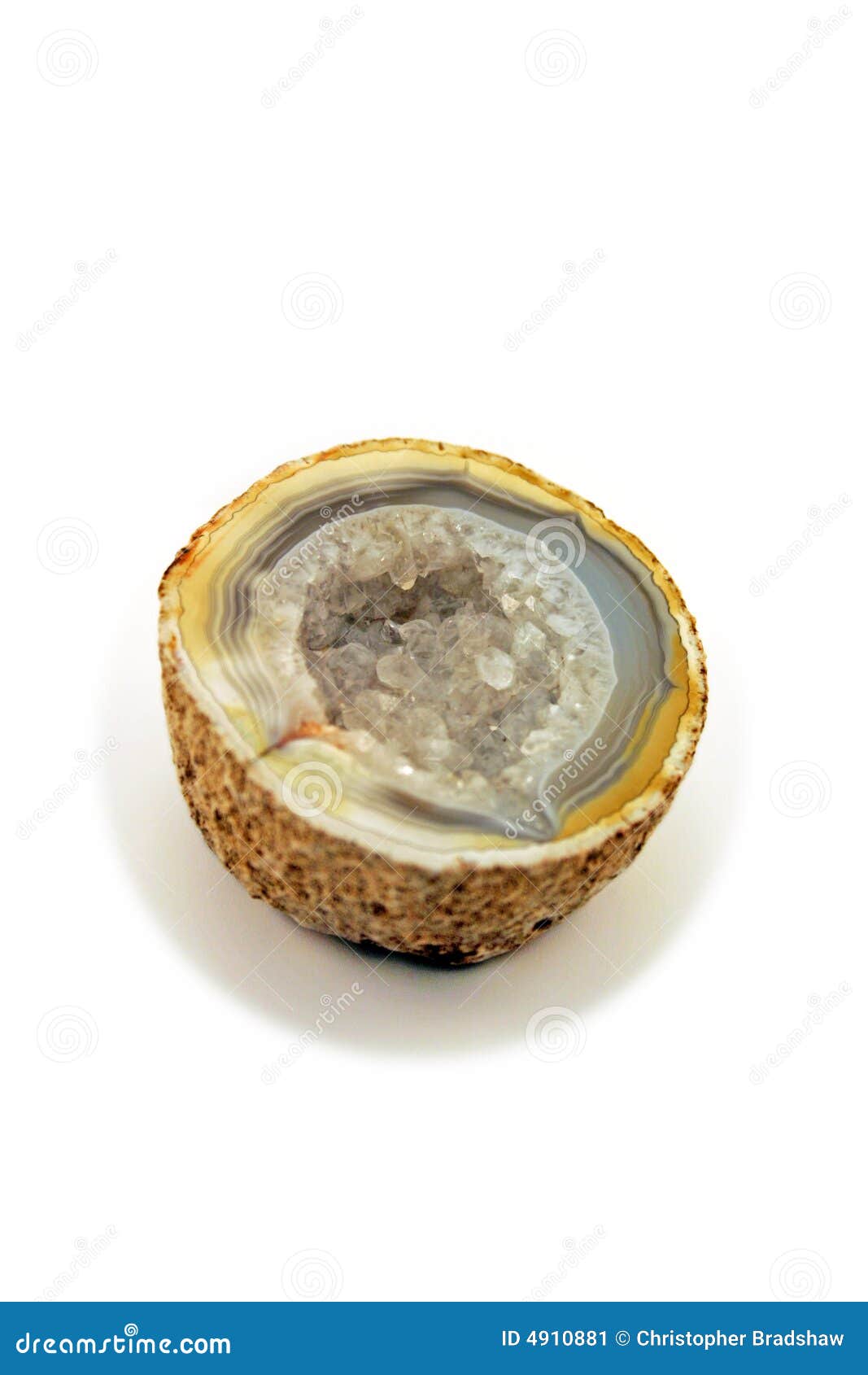 Geode stock image. Image of rock, treasure, formed, nature - 4910881
