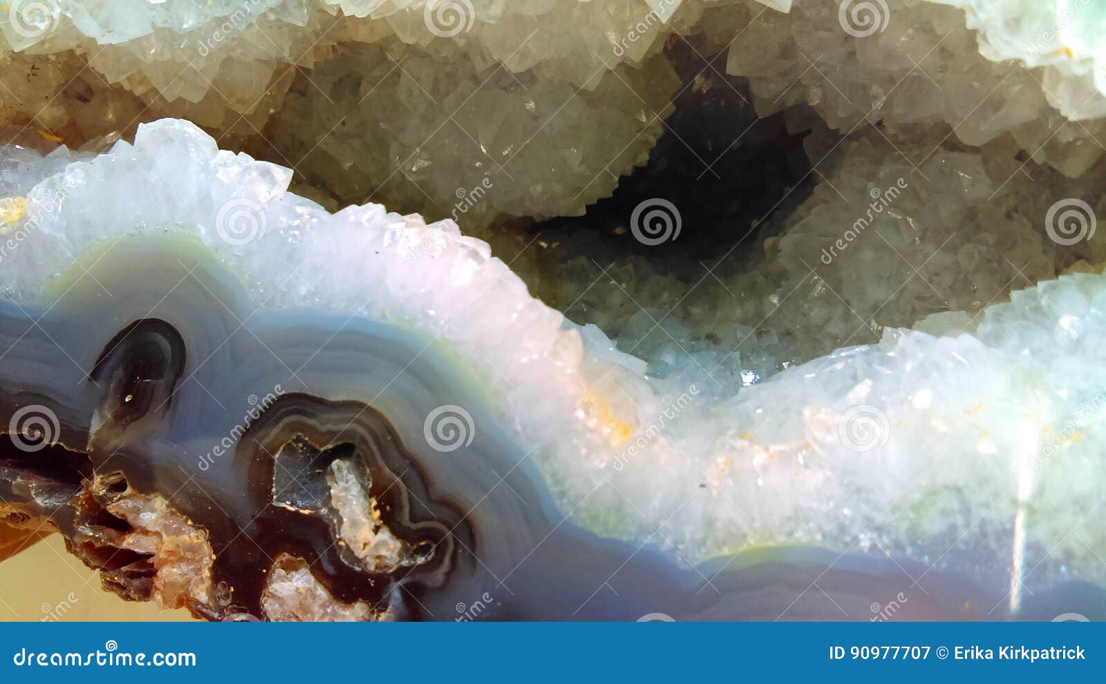 Geode Gemstone Background stock image. Image of abstract - 90977707