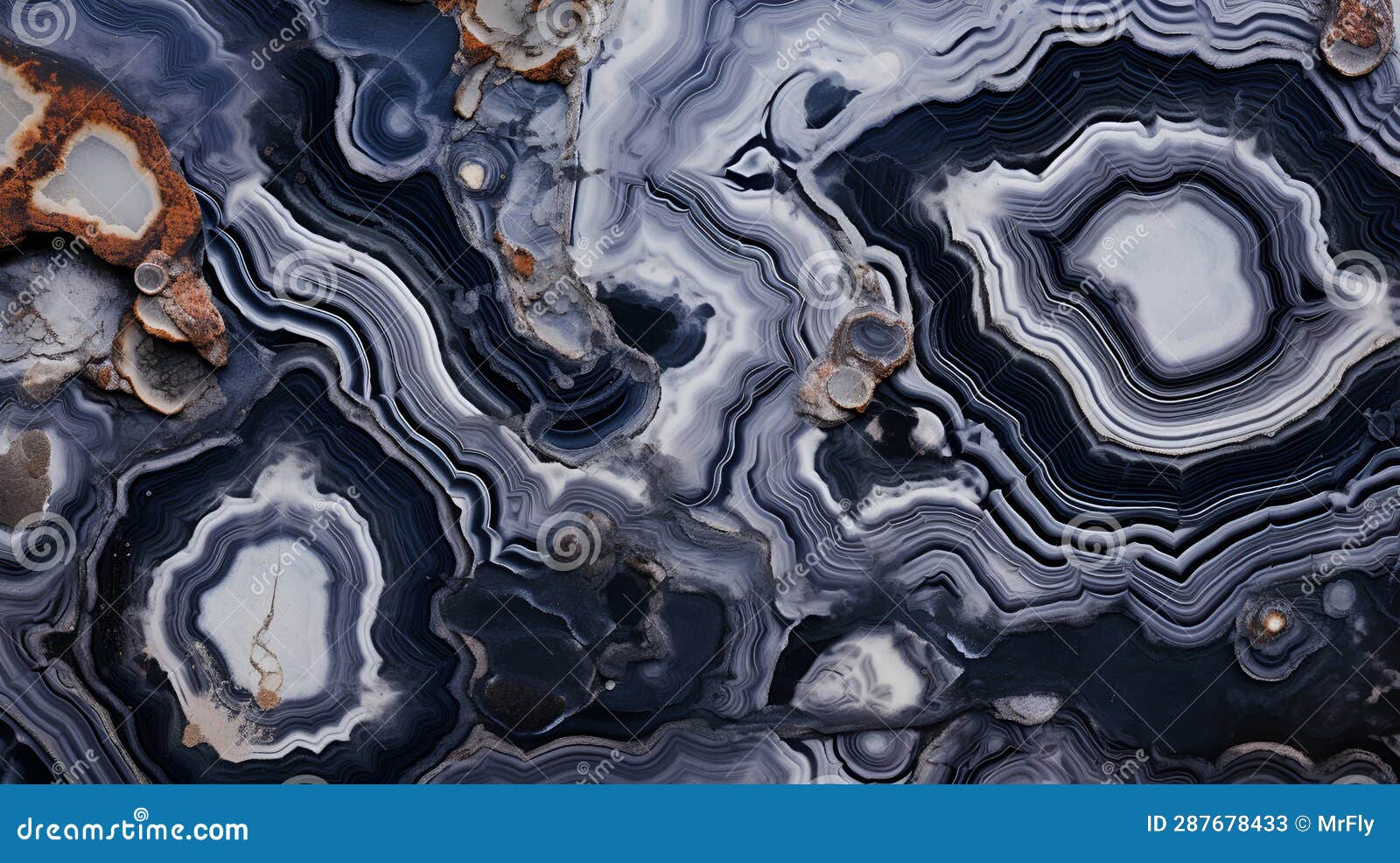 Geode, Rock And Gemstone Layout Stock Photo | CartoonDealer.com #283863390