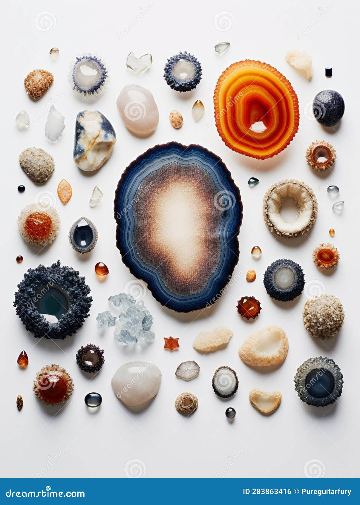Geode And Rock Layout Stock Photography | CartoonDealer.com #283863416