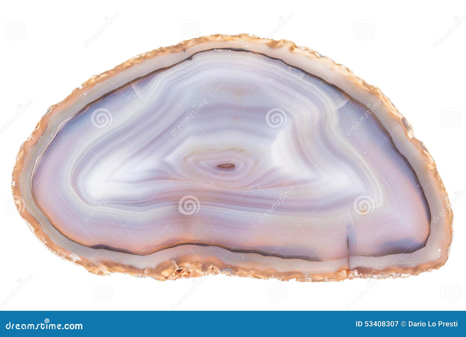 Geode slice stock image. Image of gemstone, concentric - 53408307