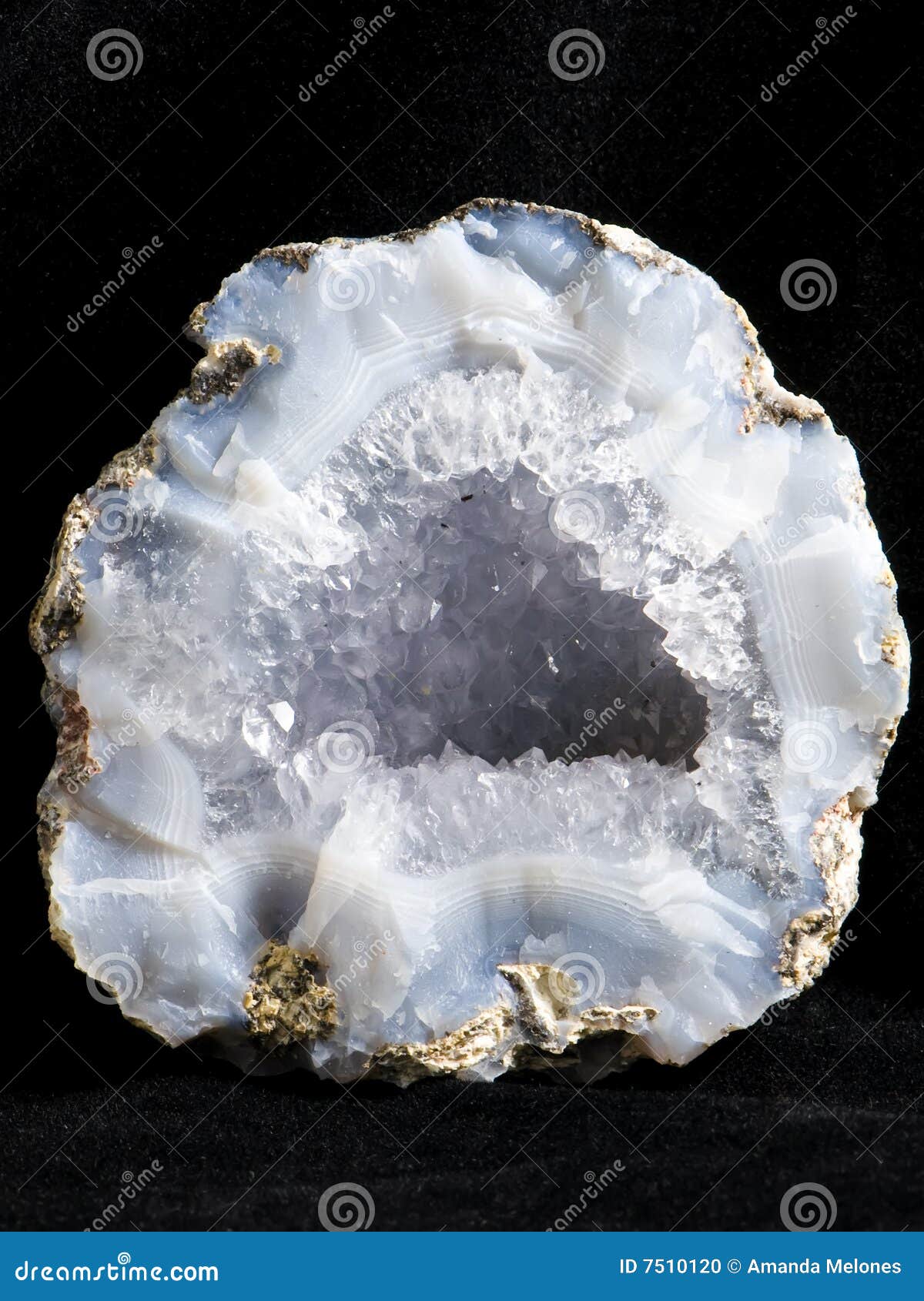 Geode1 stock photo. Image of blue, quartz, sparkle, shiny - 7510120