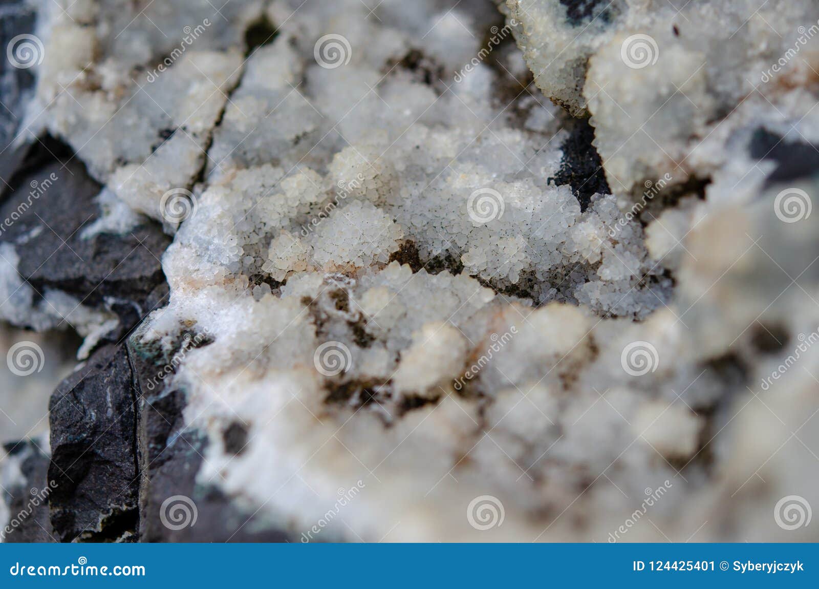 Minerals - Geodes from Iceland Teigarhorn Nature Reserve Stock Image ...