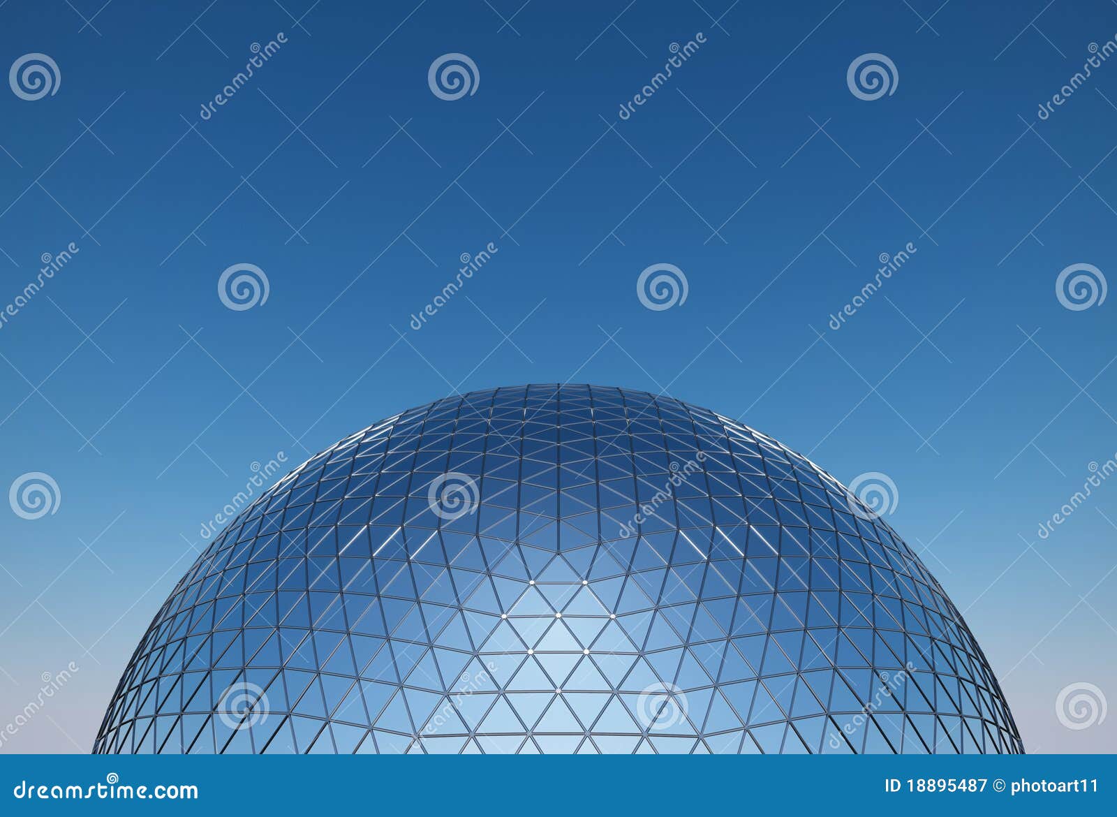 Geodesic dome stock image. Image of pattern, construction - 18895487