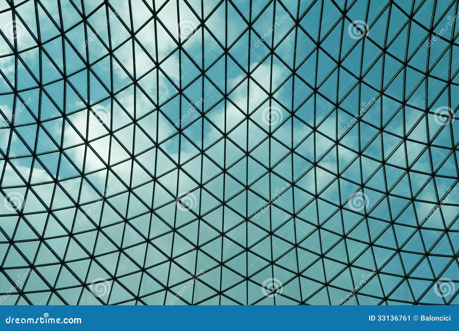 Geodesic dome stock image. Image of ceiling, dome, glass - 33136761