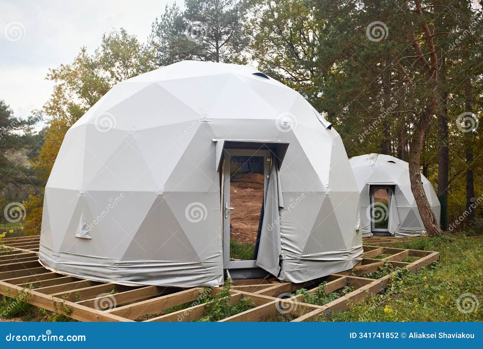 Geodesic Domes for Glamping and Camping, Thin-shell Structure Lattice ...