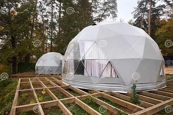Geodesic Domes for Glamping and Camping, Thin-shell Structure Lattice ...
