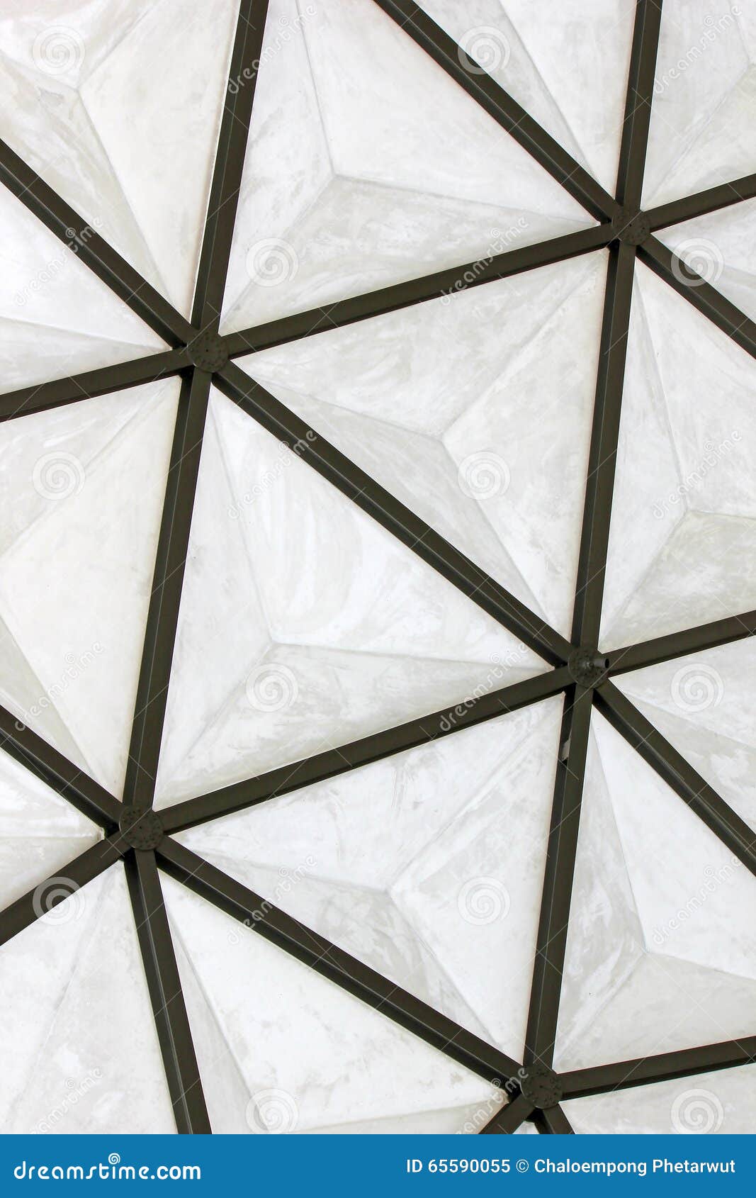 Geodesic Fiberglass Dome Roof Structure Royalty-Free Stock Photography ...