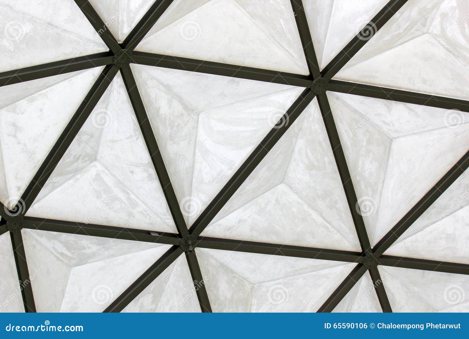 Geodesic Fiberglass Dome Roof Structure Royalty-Free Stock Photography ...