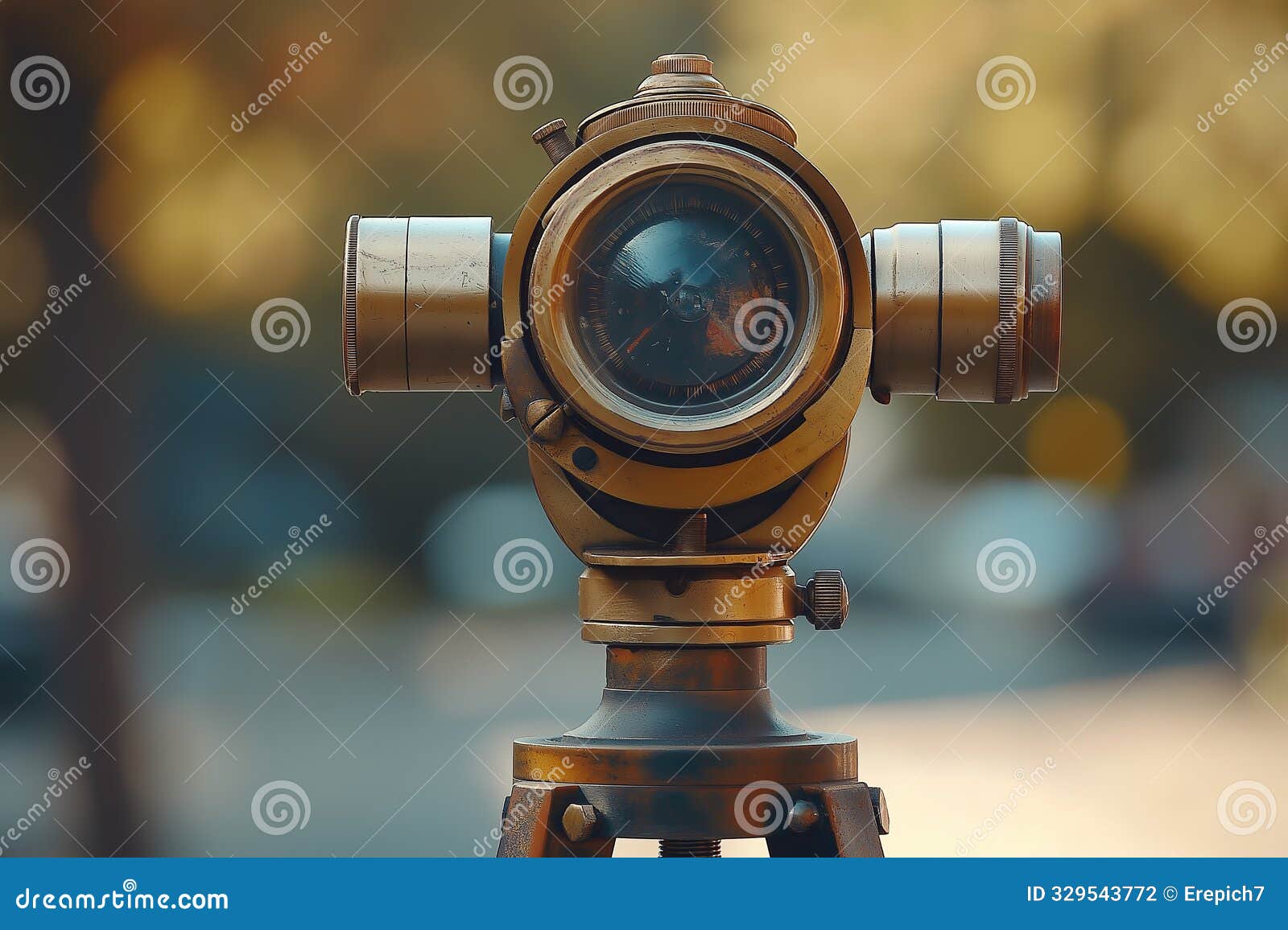 A Geodesic Theodolite in Use, with a Blurred Background Stock Photo ... A Geodesic Theodolite in Use, with a Blurred Background Stock Photo ...