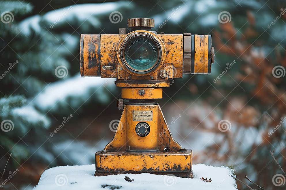A Geodesic Theodolite in Use, with a Blurred Background Stock Image ... A Geodesic Theodolite in Use, with a Blurred Background Stock Image ...
