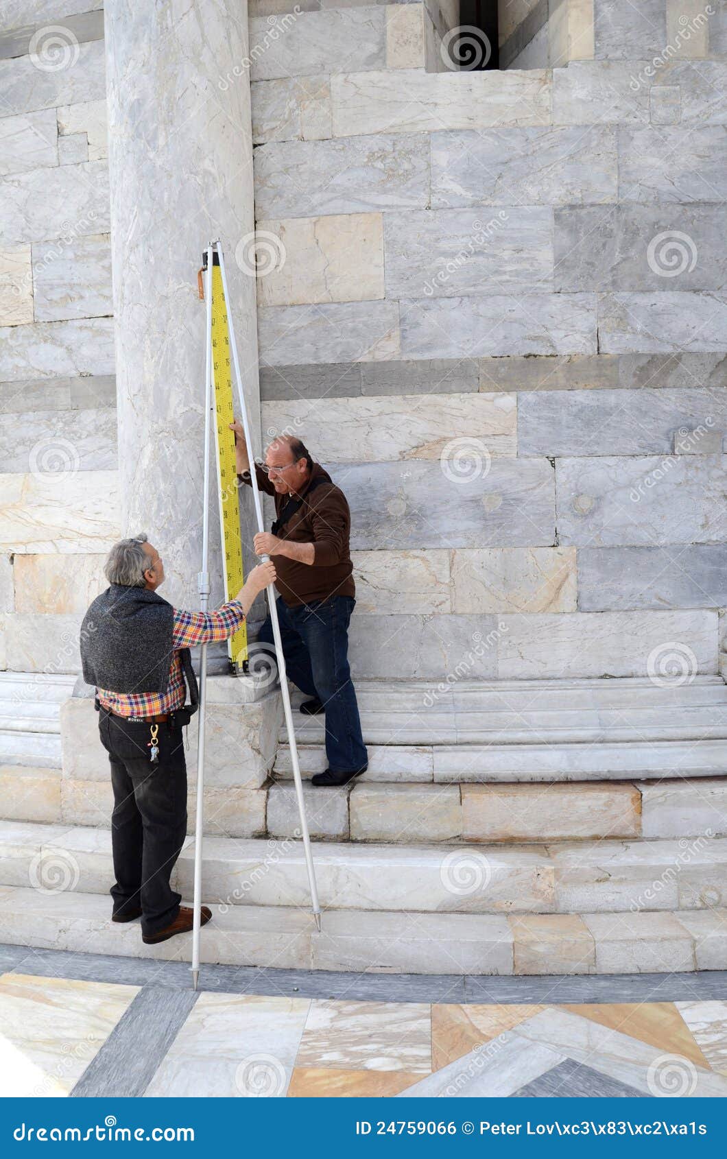 Geodesists at work editorial photo. Image of culture - 24759066