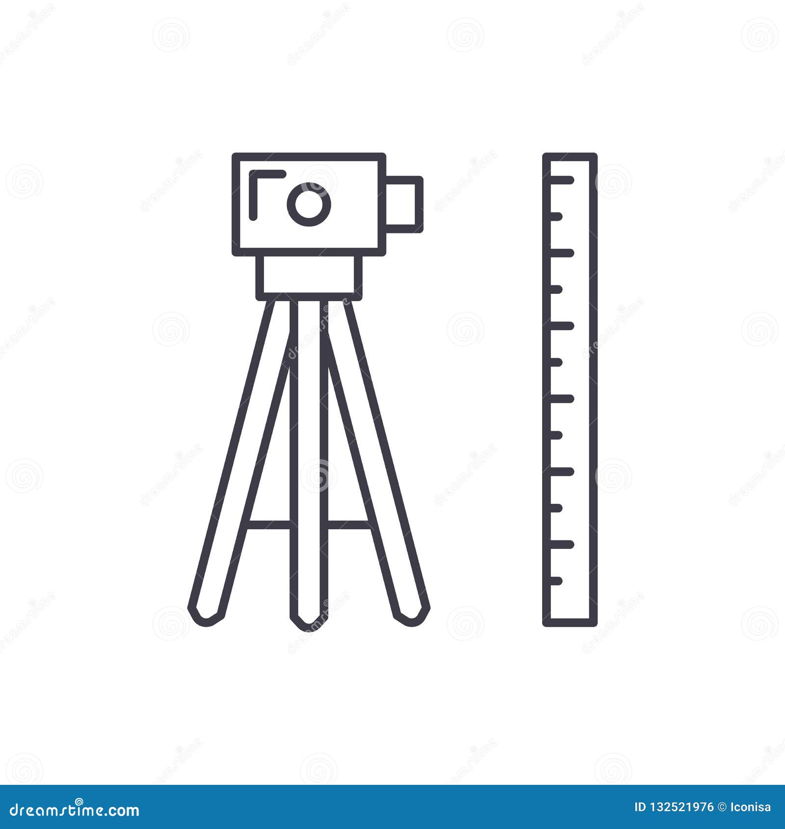 Geodetic Optical Measuring Laser Level Devices. Tachymeter, Theodolite ...