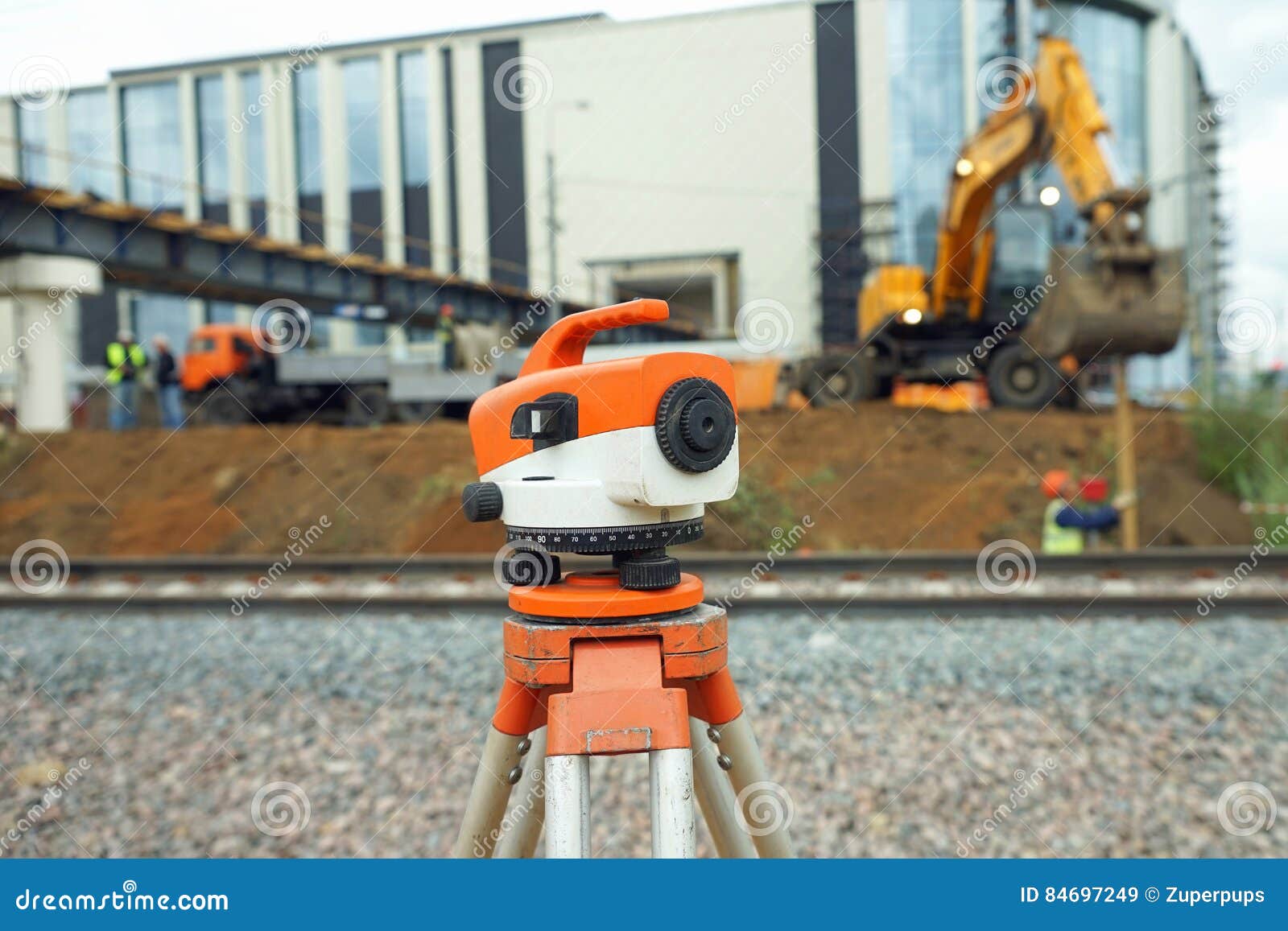 Geodetic device stock image. Image of device, dredger - 84697249