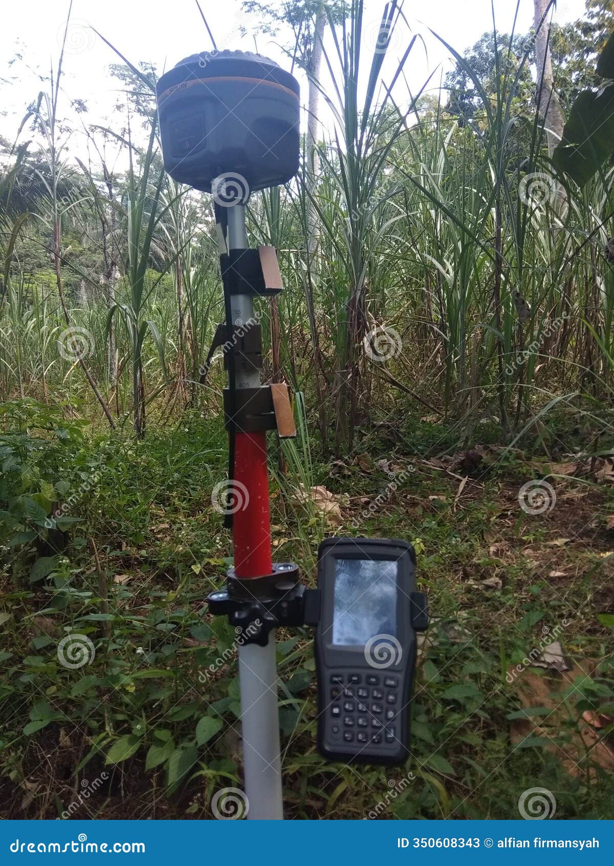 Geodetic Gps for Land Area Measurement Stock Image - Image of ...