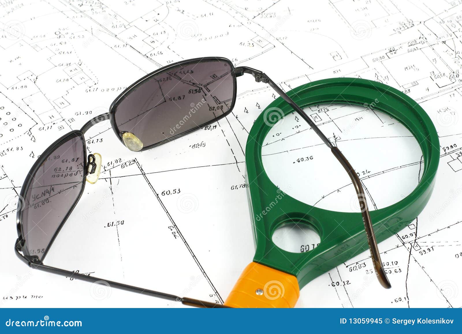 Geodetic map stock image. Image of communications, geodezichesaya ...