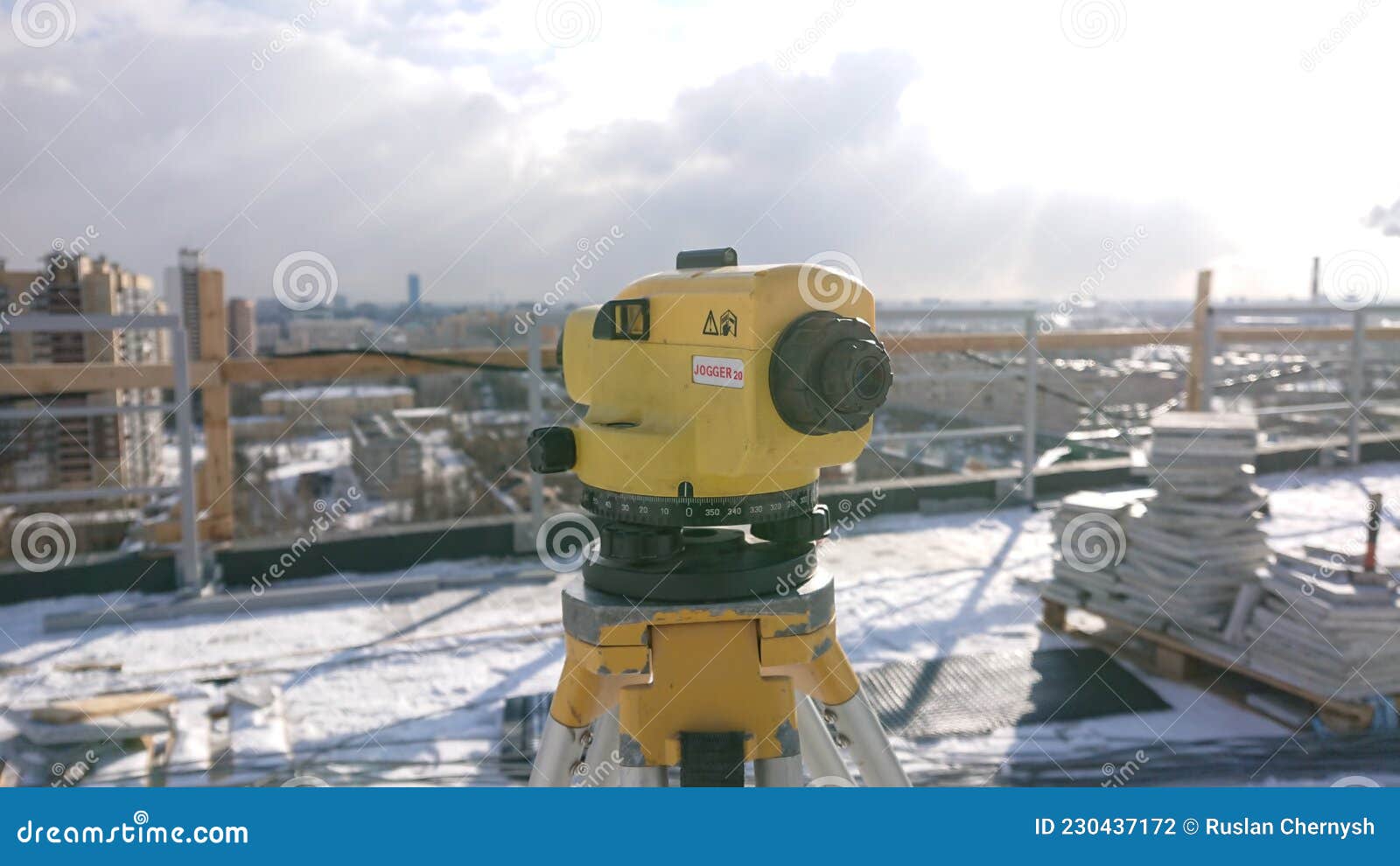 A Geodetic Tool for Leveling Stock Photo - Image of excess, points ...