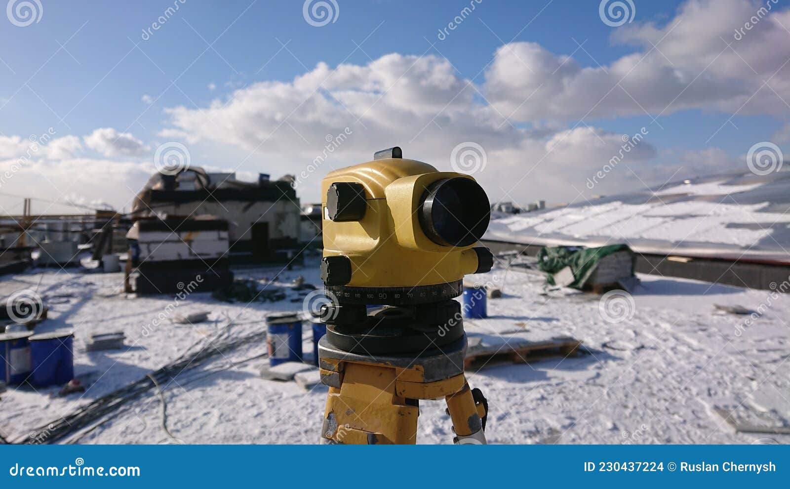 A Geodetic Tool for Leveling Stock Photo - Image of leveling ...