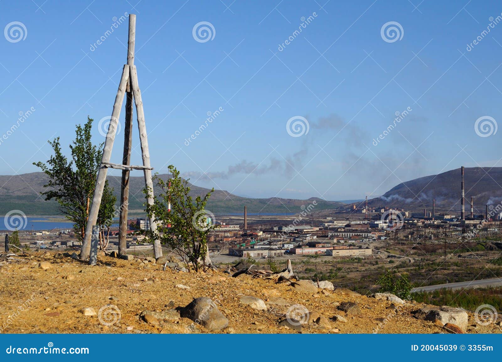 Geodetic triangulable sign stock image. Image of smog - 20045039