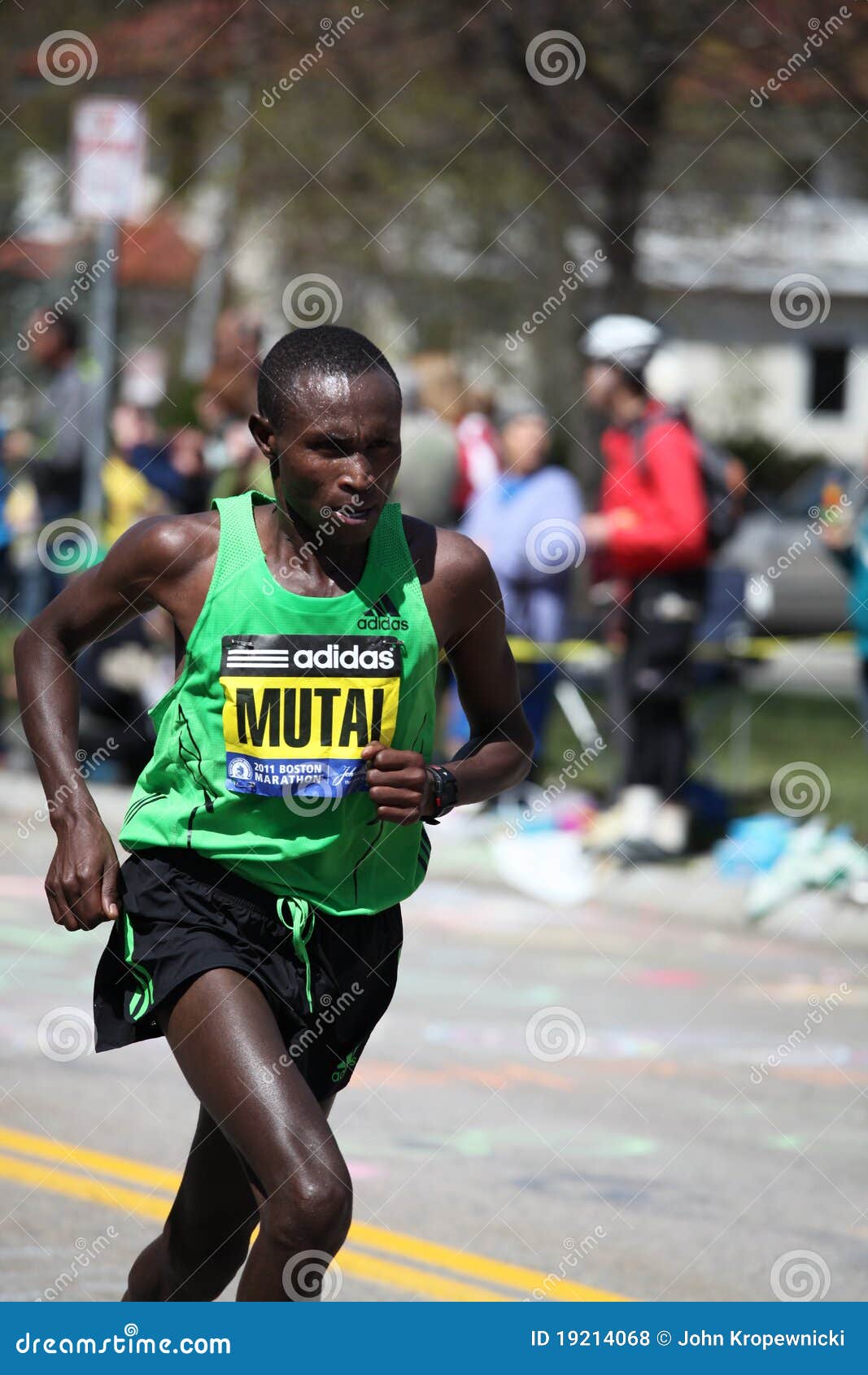 Geoffrey Mutai Wins the Boston Marathon Editorial Stock Photo - Image ...