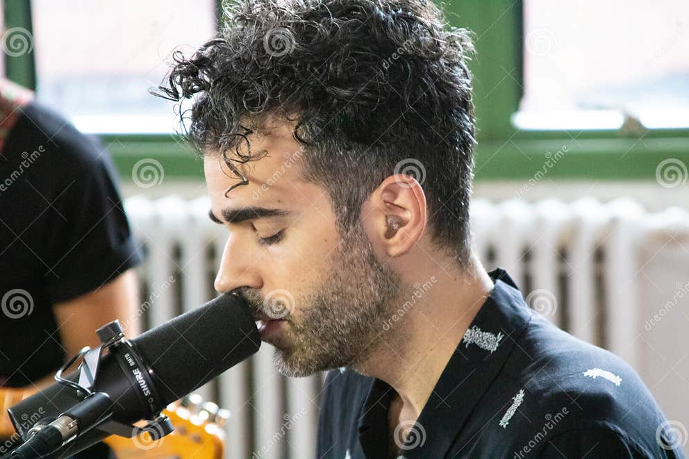 Geographer Films a Session in Brooklyn Editorial Photo - Image of band ...