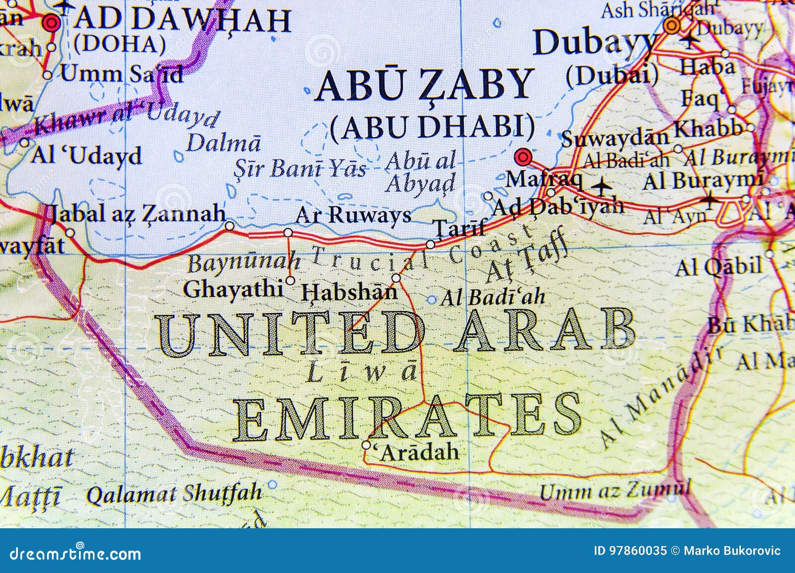 Street Map Of Arab Al