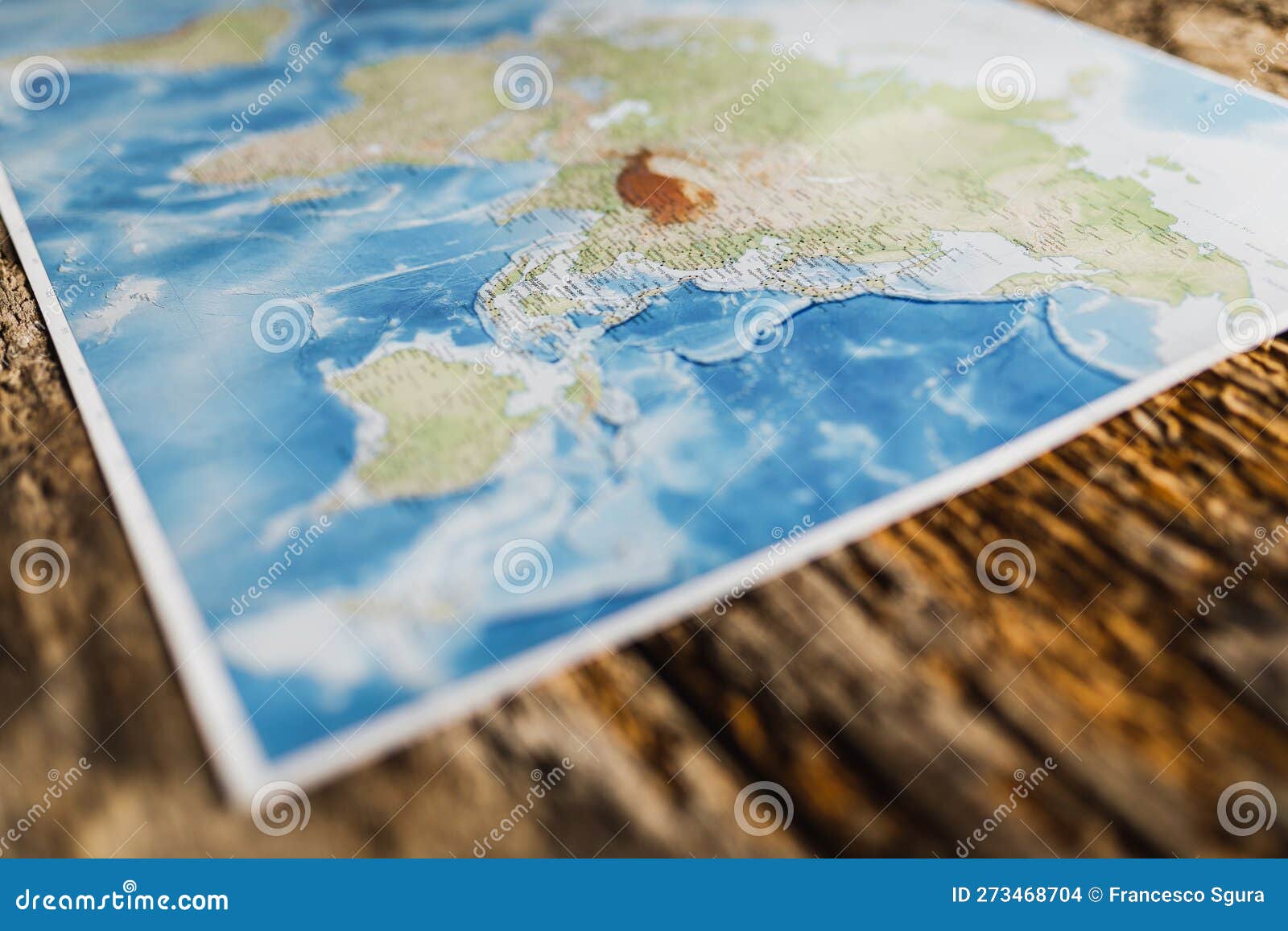 Geographic Map of the World Stock Photo - Image of atlantic, atlas ...