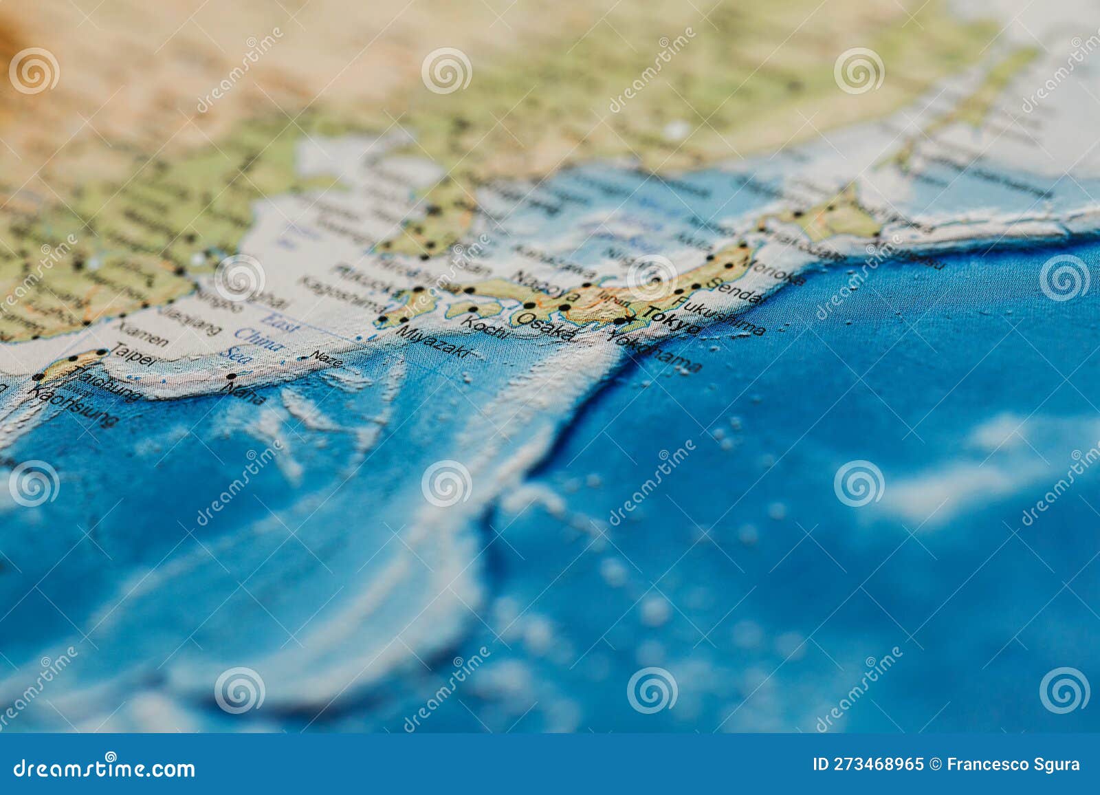 Geographic Map of the World Stock Image - Image of geography, global ...