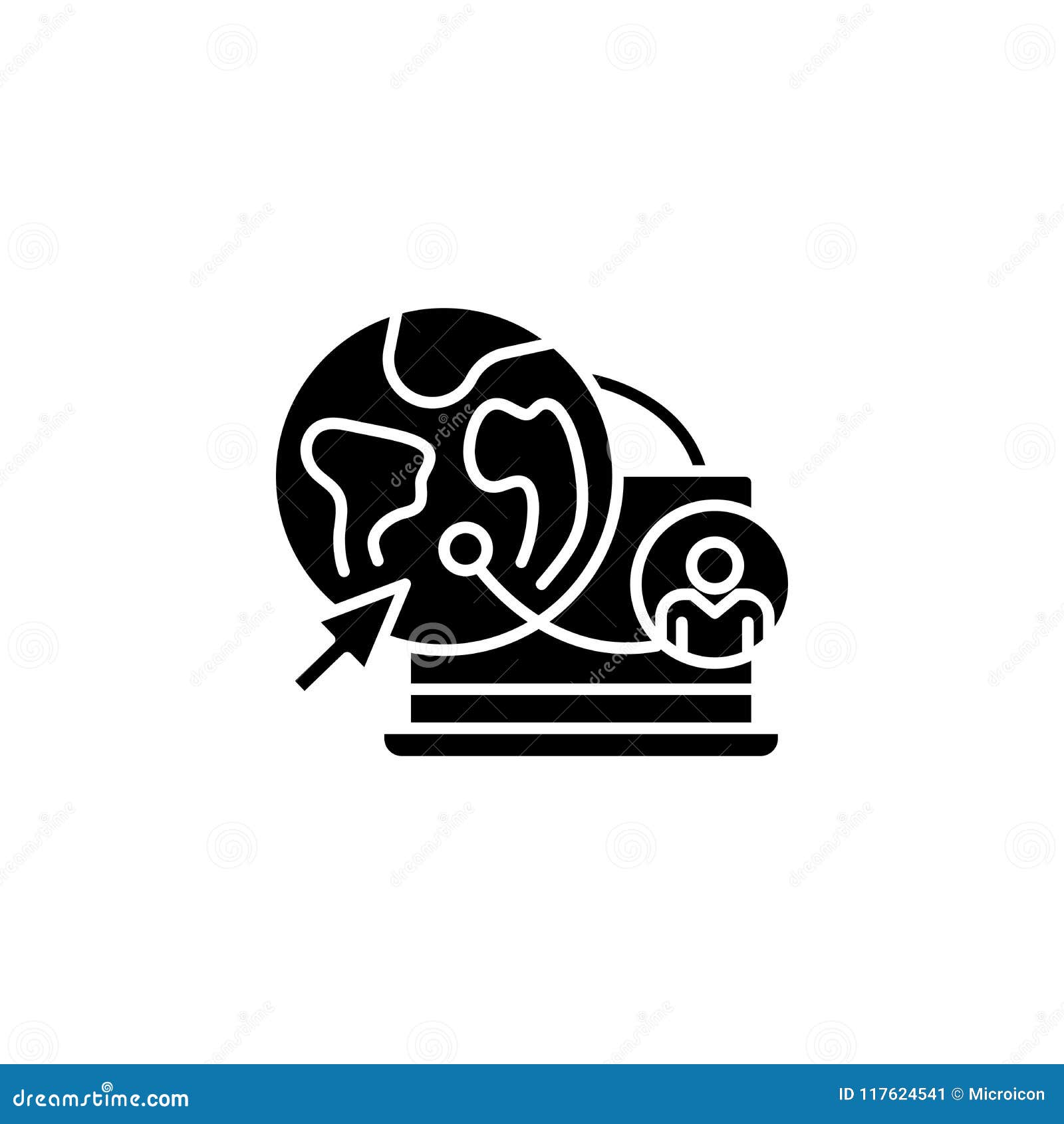 Geographic Icon For Spatial Analysis Royalty-Free Stock Image ...