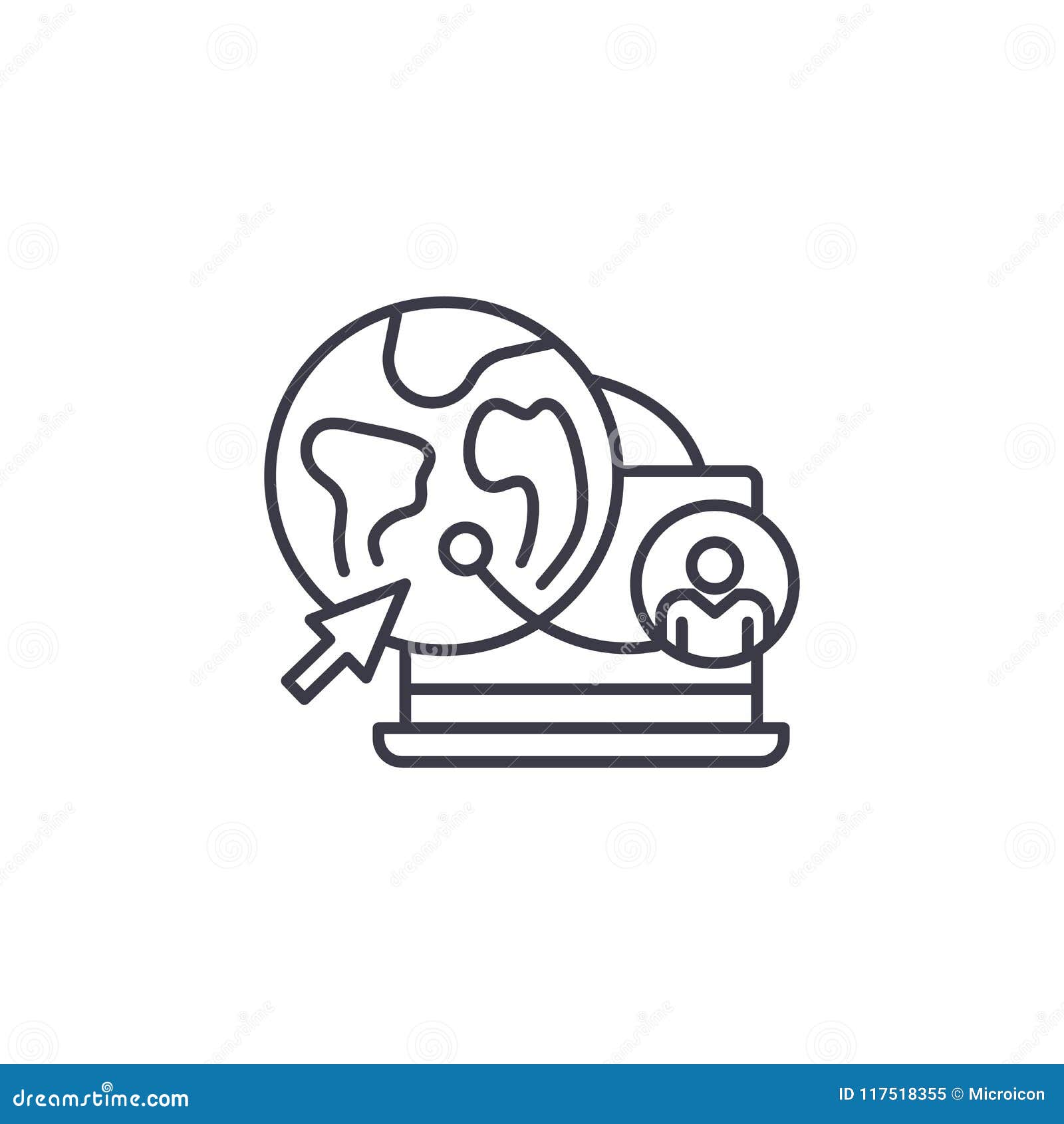 Geographic Segmentation Linear Icon Concept. Geographic Segmentation ... Geographic Segmentation Linear Icon Concept. Geographic Segmentation ...