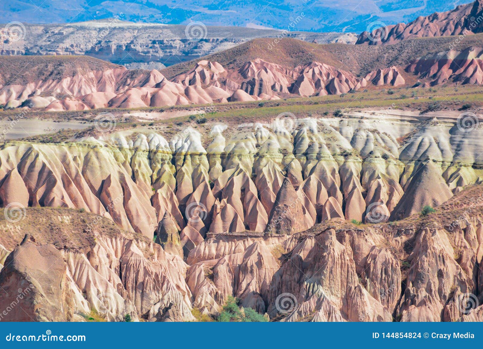 Geographic Texture in Cappadocia Stock Photo - Image of hills, turkey ...
