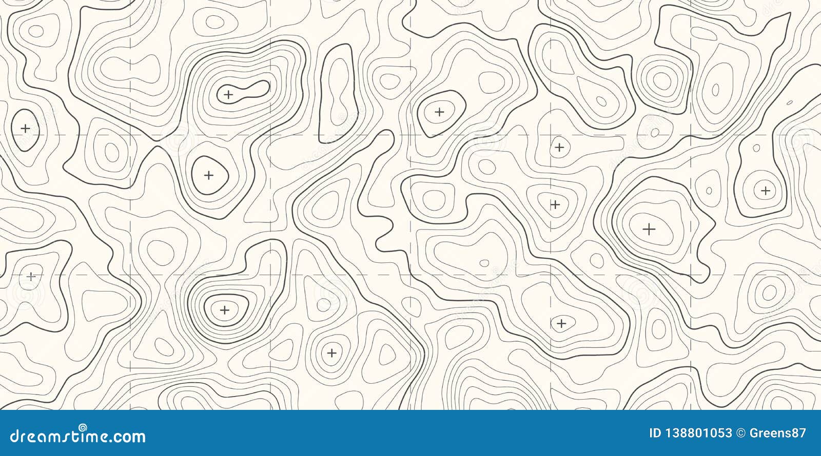 Geographic Topographic Map Grid. Stock Vector - Illustration of model ...