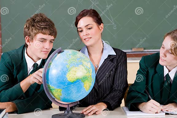 Geography class stock photo. Image of beautiful, education - 9719068