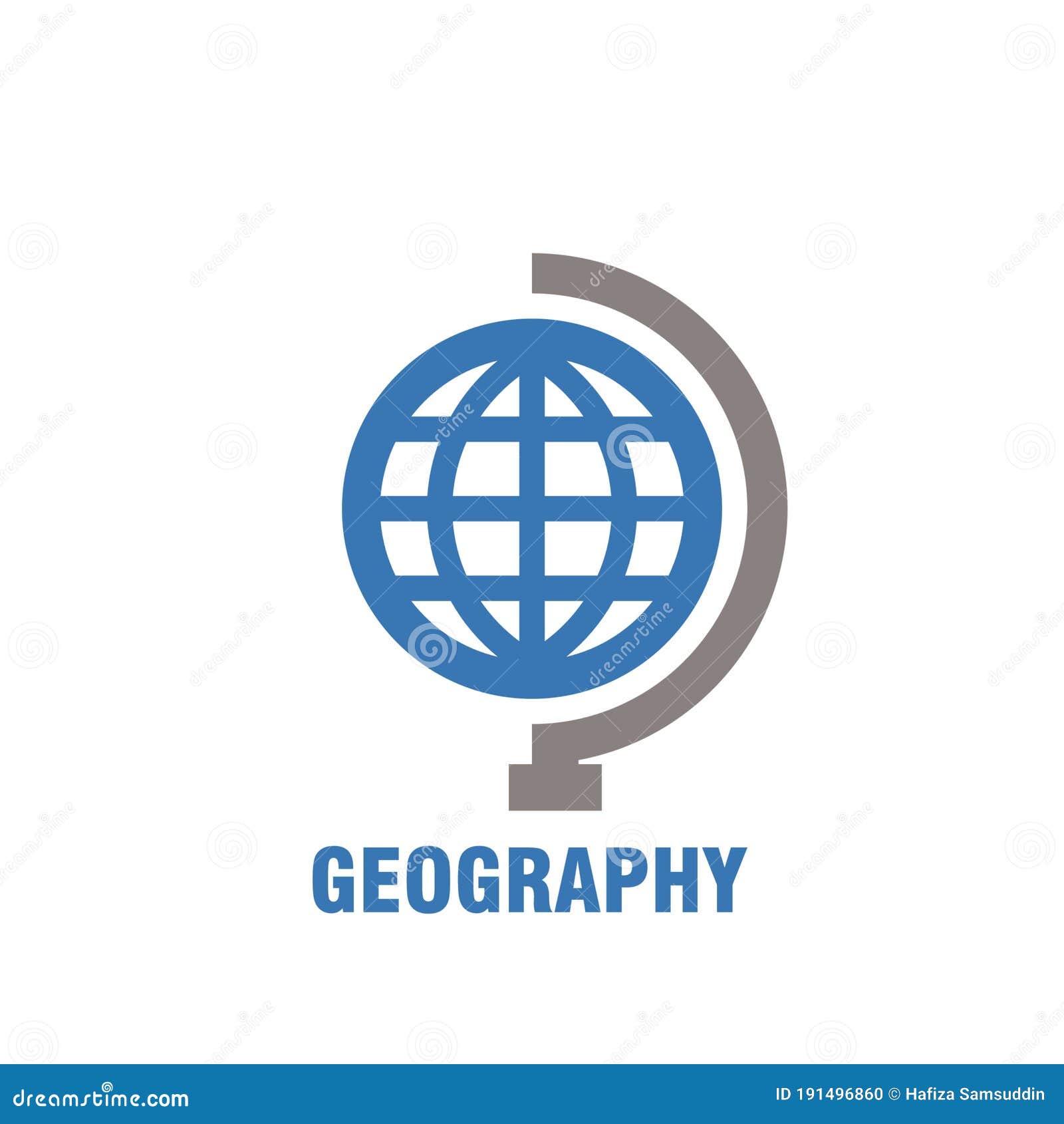 Geography Subject Icon. Vector Illustration Decorative Design Stock ...