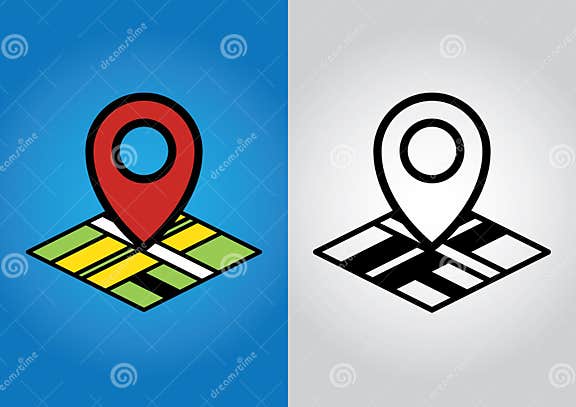 Geolocation icon stock illustration. Illustration of location - 83048326