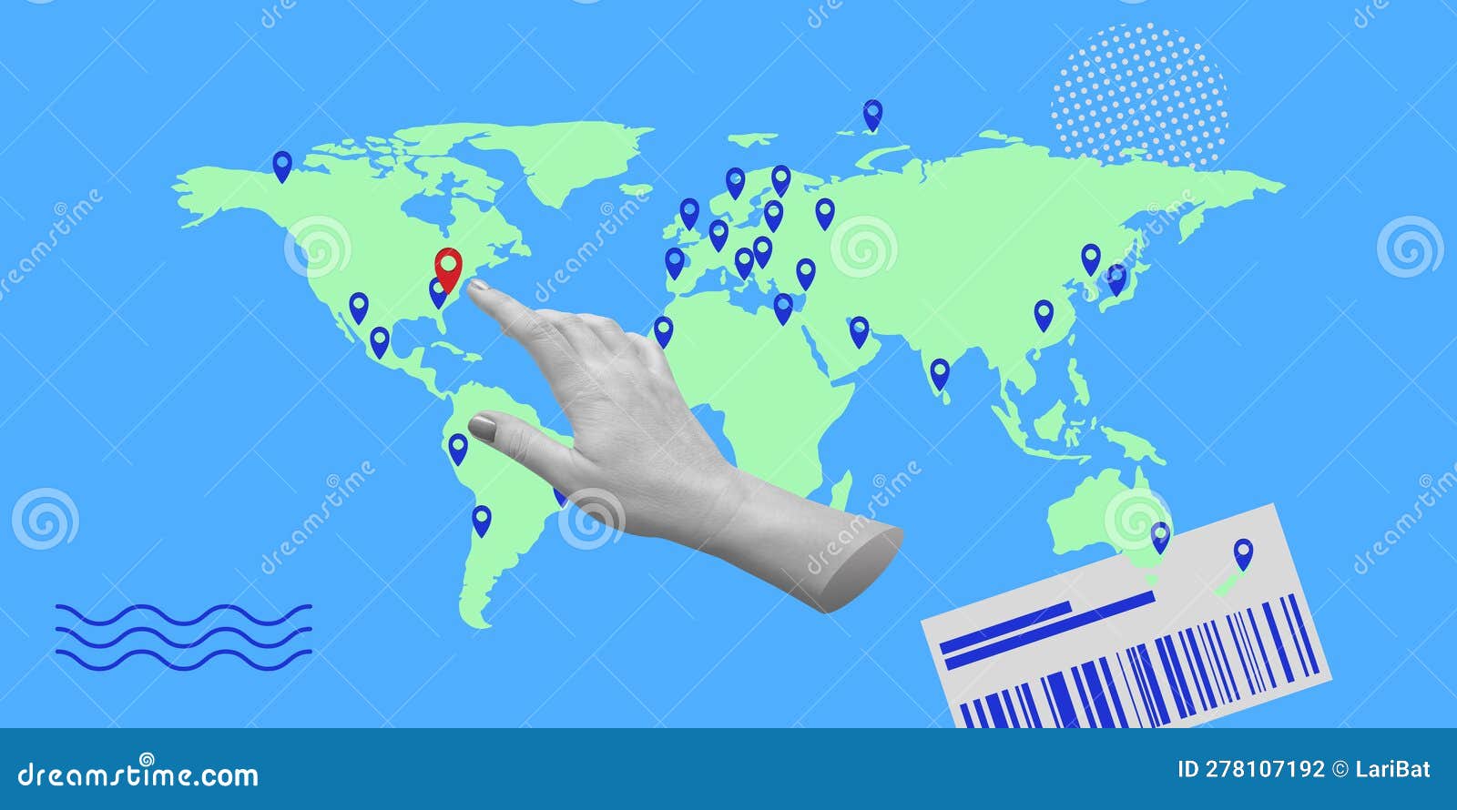 Geolocation, Postal Items, Delivery, Mapping, Tourism, Travel, or ...