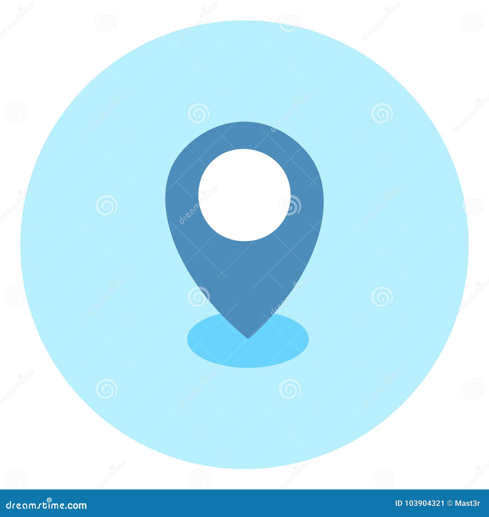 Geolocation Pin Drop Point Outline Vector Illustration | CartoonDealer ...