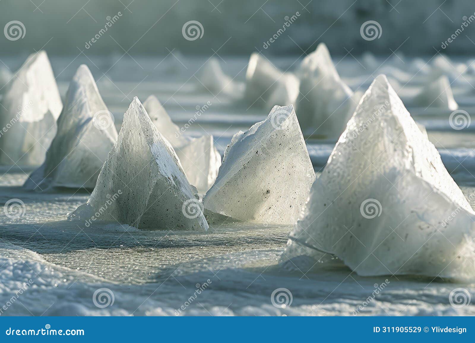 Geologic Active Salt Structures. Generate Ai Stock Image - Image of ...
