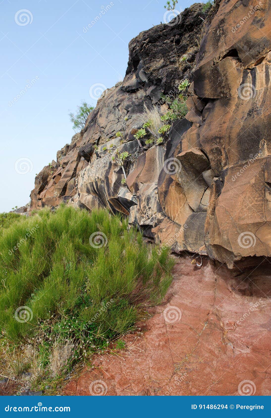 Geologic formation stock photo. Image of hike, landscape - 91486294