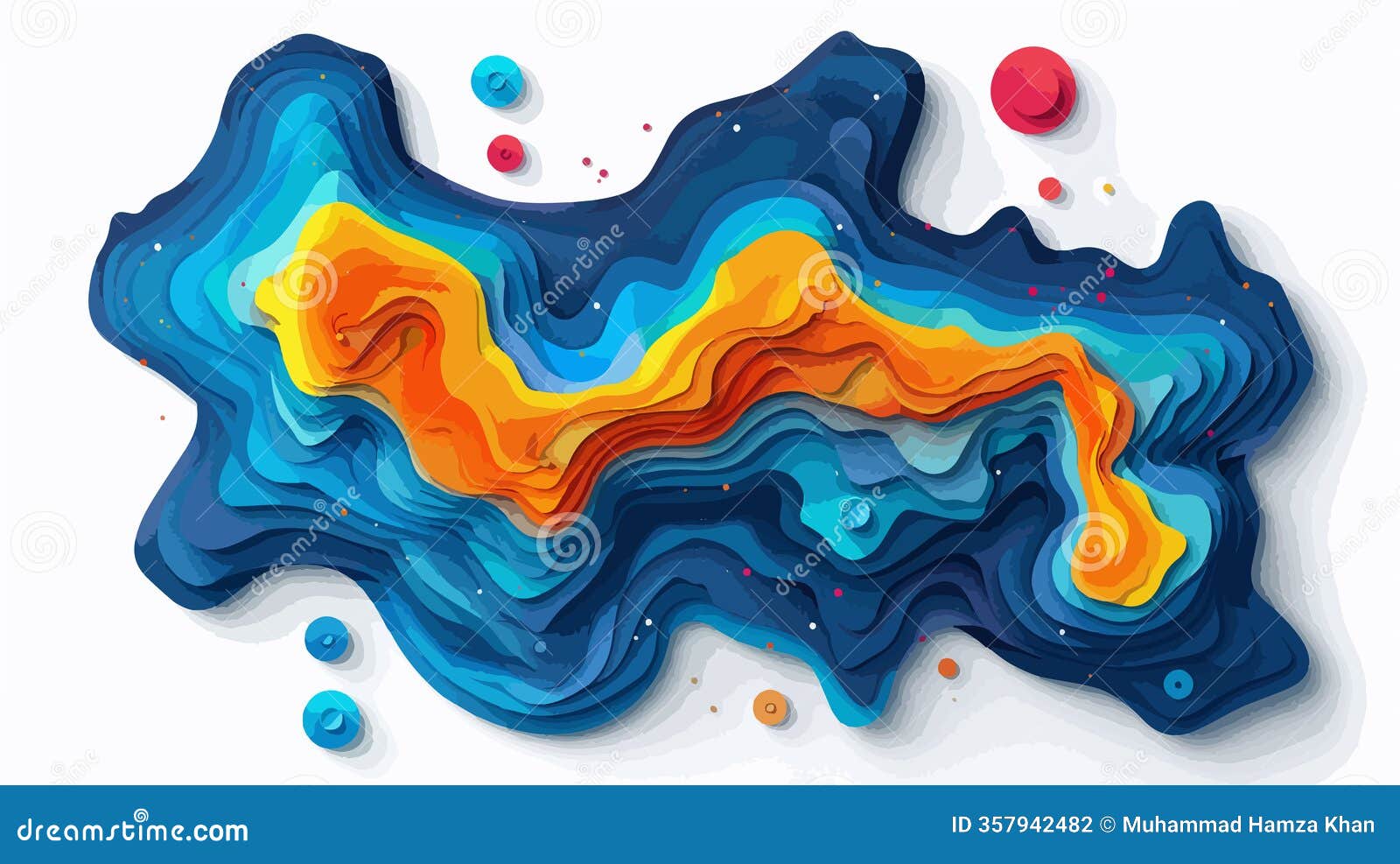 Geologic Mapping Abstract Concept Vector Illustration Stock Vector ...