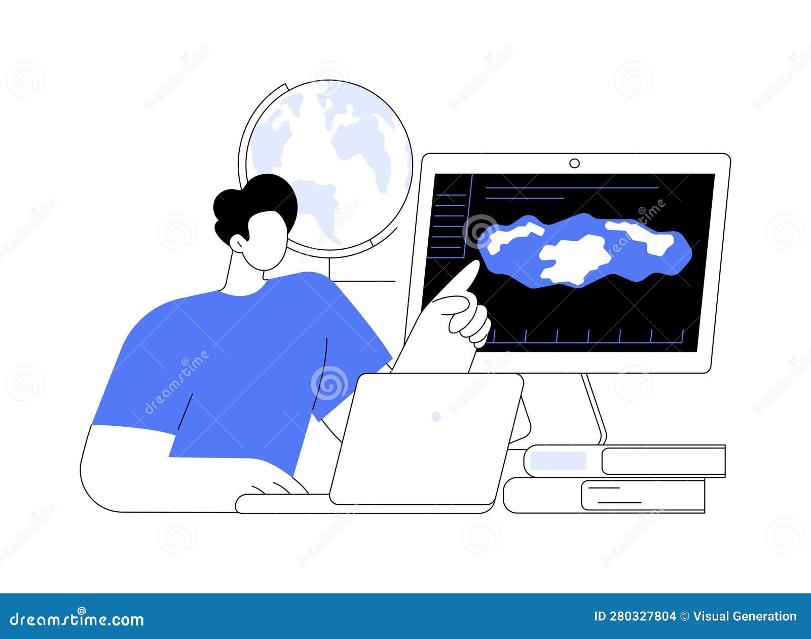 Geologic Mapping Abstract Concept Vector Illustration. Stock Vector ...