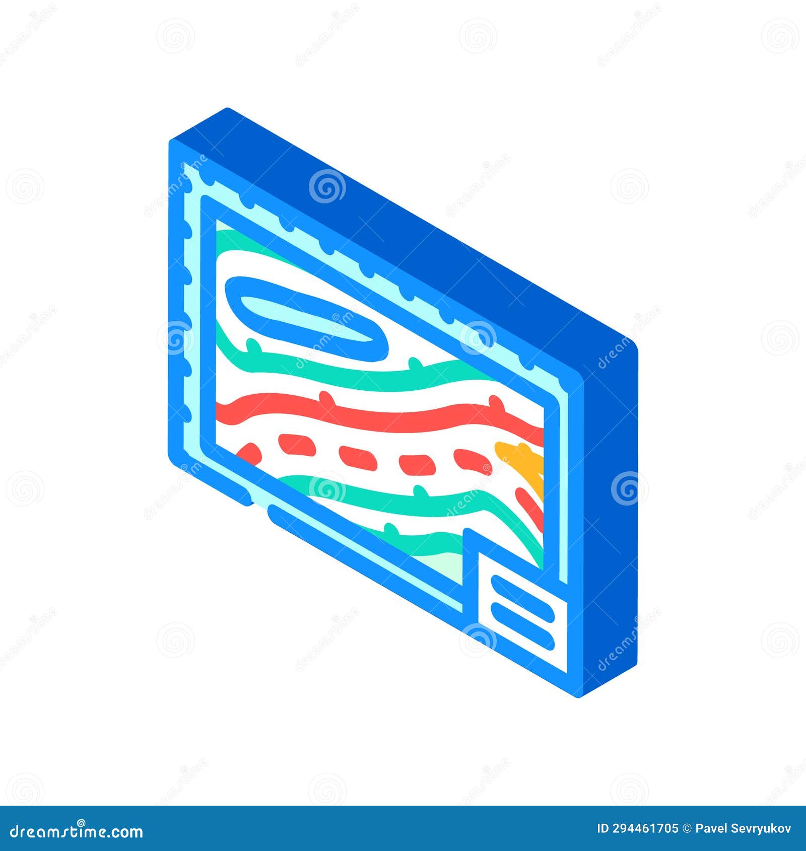 Geologic Mapping Mining Isometric Icon Vector Illustration Stock Vector ...