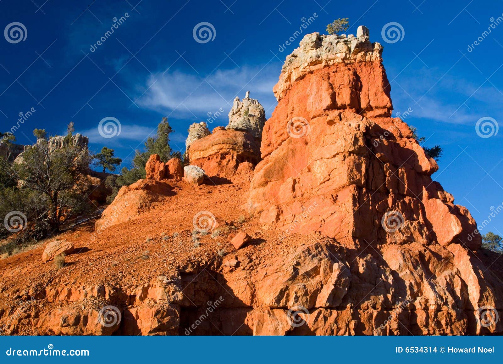 Geologic rock formations stock photo. Image of eroded - 6534314
