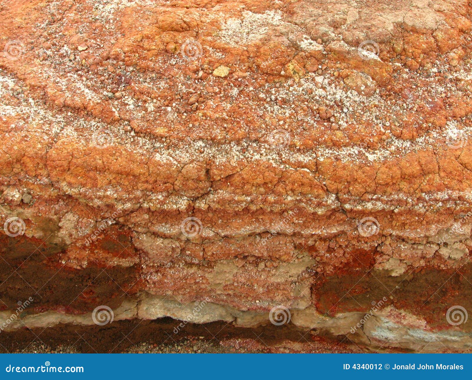 Geologic Rock Layers stock photo. Image of taal, earth - 4340012