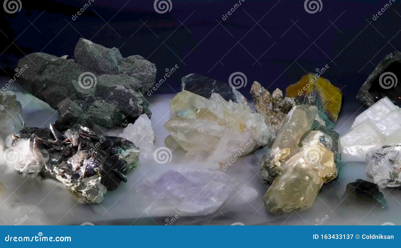 Geological Crystals, Stones, Excavations Stock Image - Image of rock ...