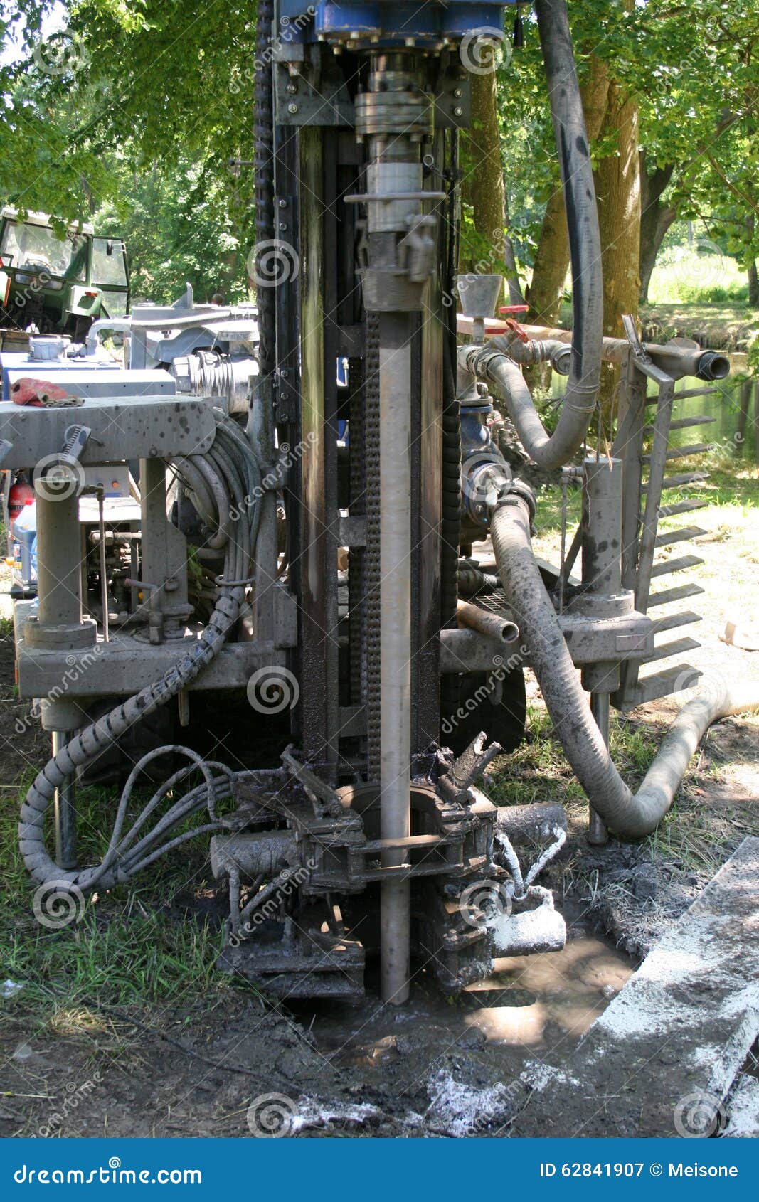 Geological drilling Rig stock image. Image of crude, geomorphology ...