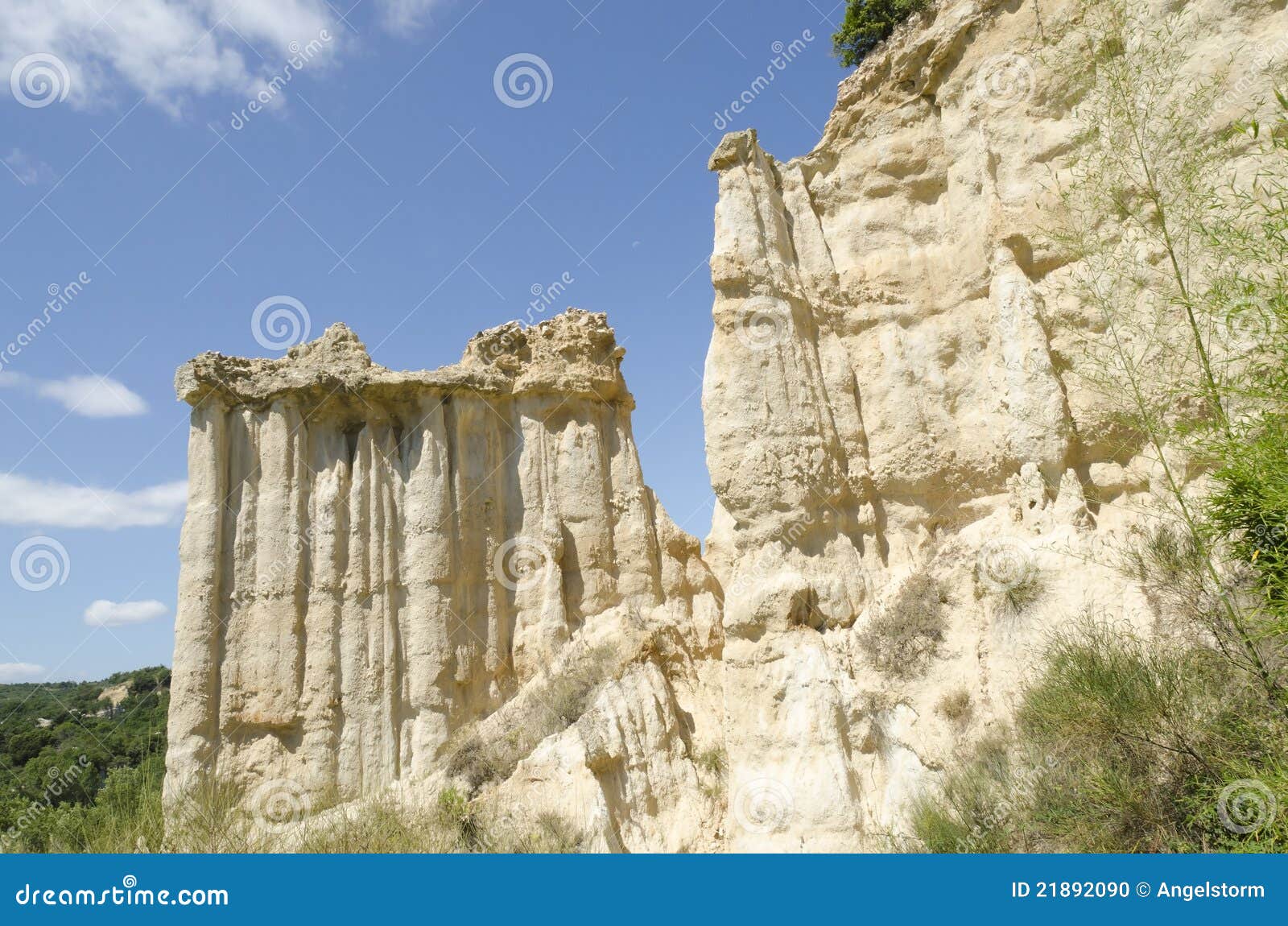 Geological Erosion in France Stock Photo - Image of geology, france ...