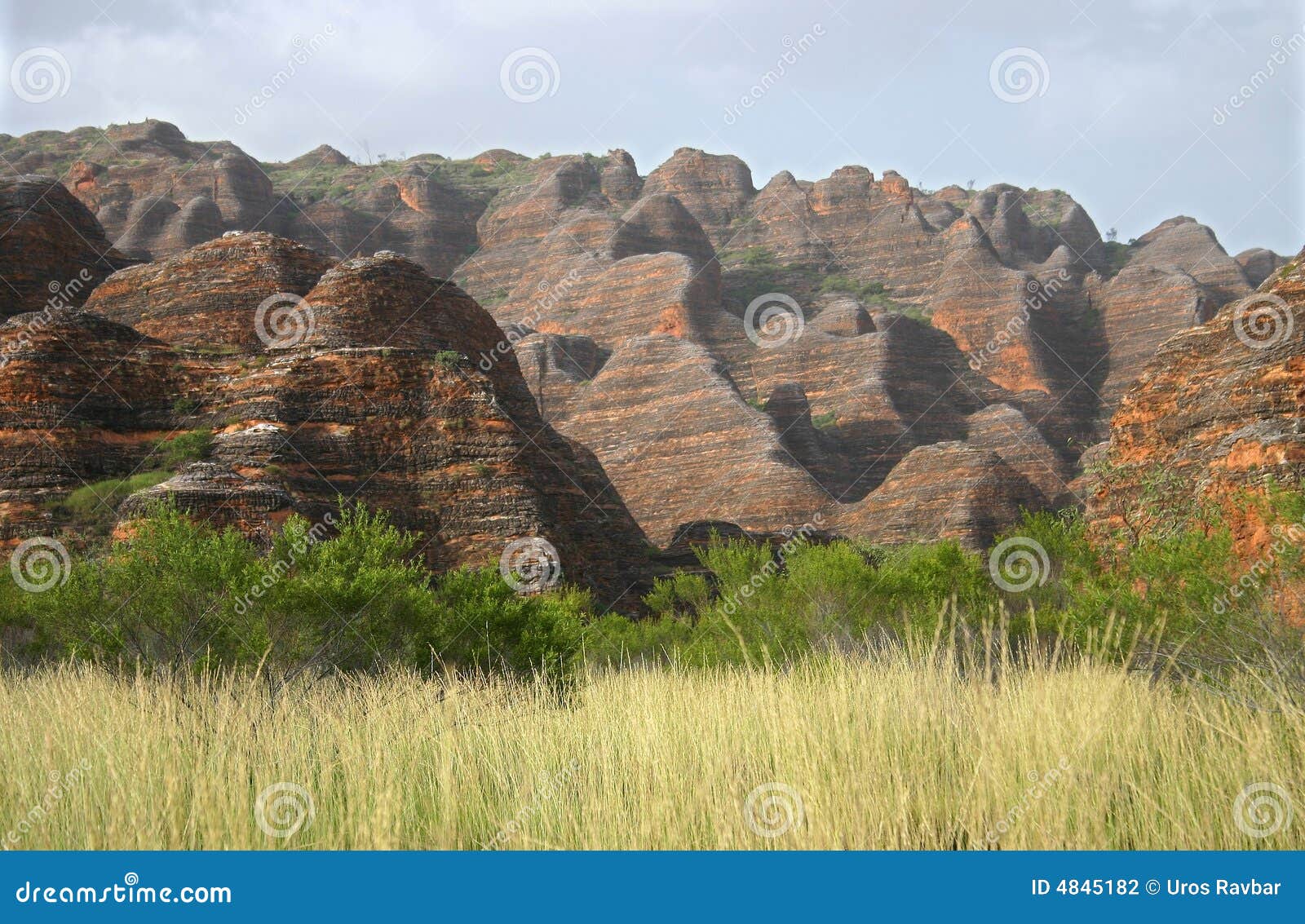 Geological Feature of Rolling Hills Stock Photo - Image of park, rock ...